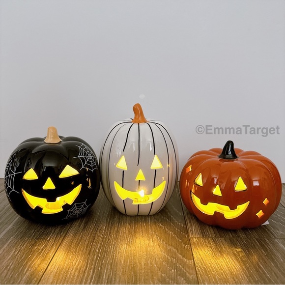 Target | Holiday | Last One Target Bullseye Light Up Halloween Pumpkins ...